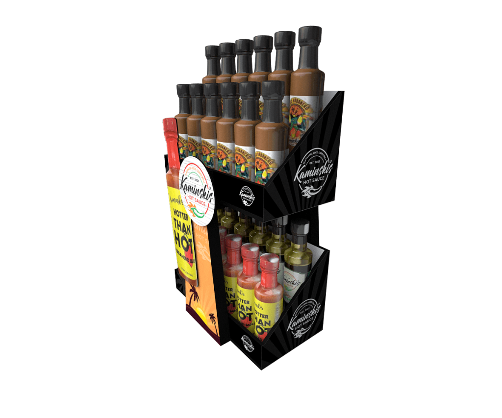 Custom cardboard display stands | Enhance brand visibility